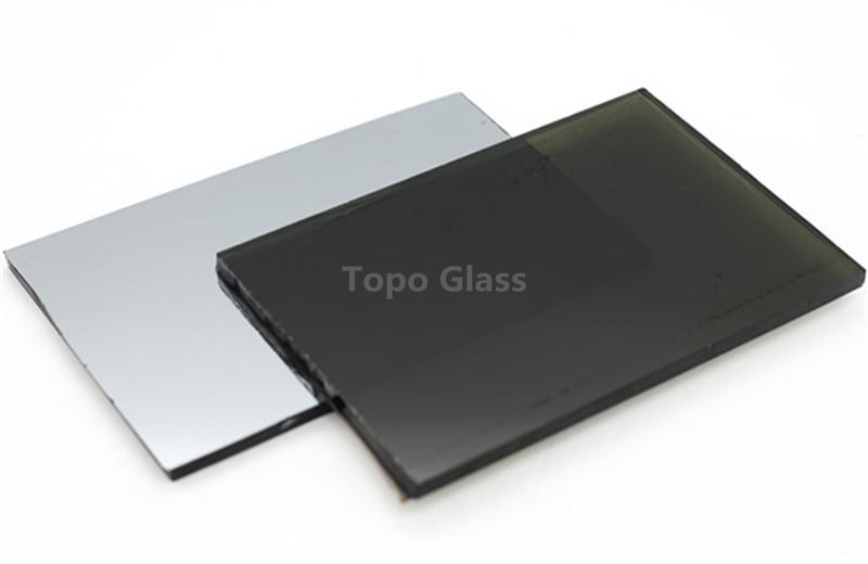 Low Iron Black Reflective Glass For Decoration