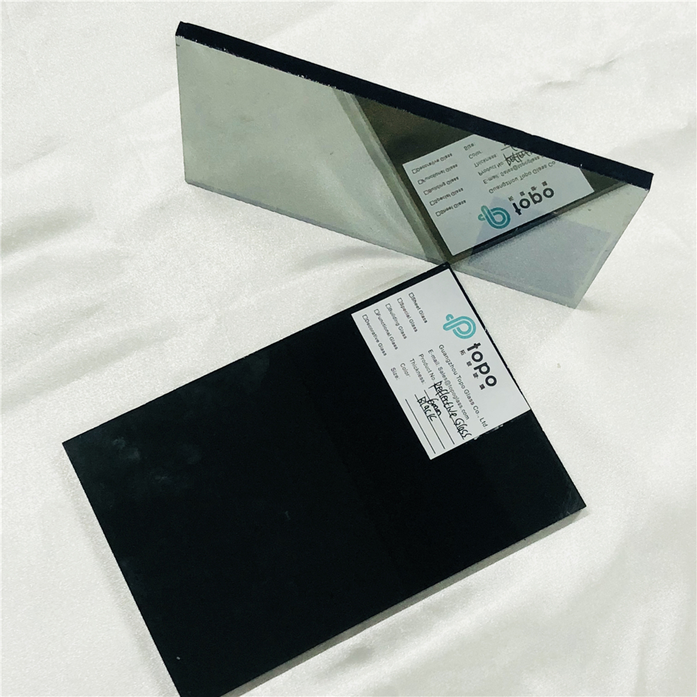 5mm 6mm 8mm 10mm 12mm Coated Reflective Black Glass