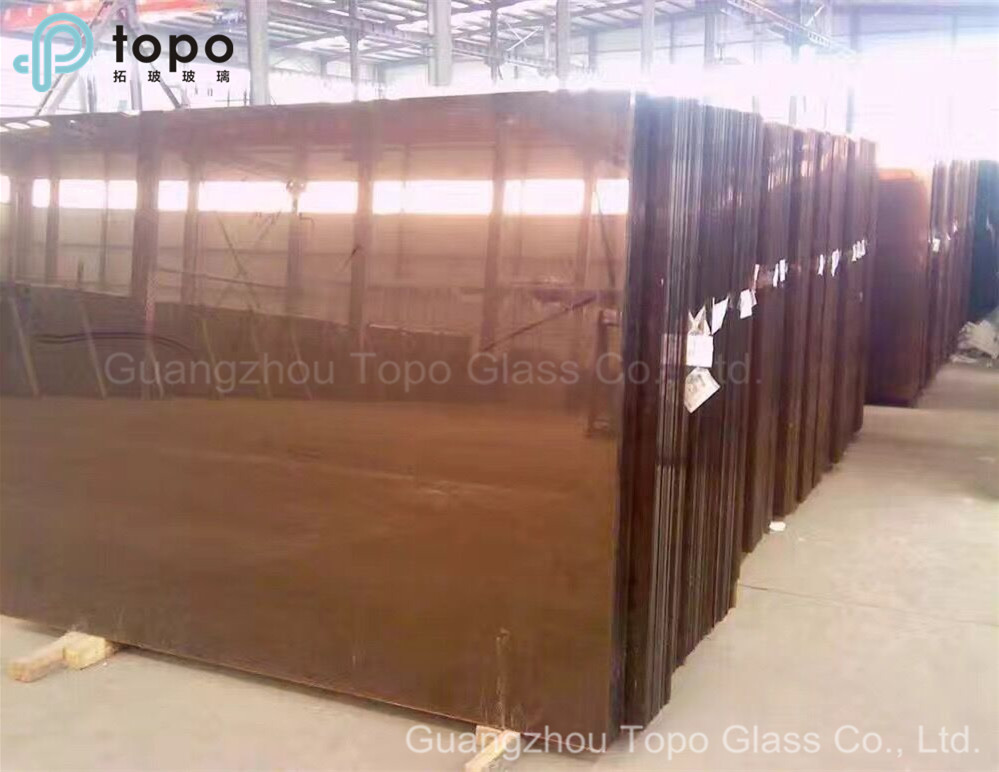 Tinted Bronze Float Sheets Glass for Curtain Walls