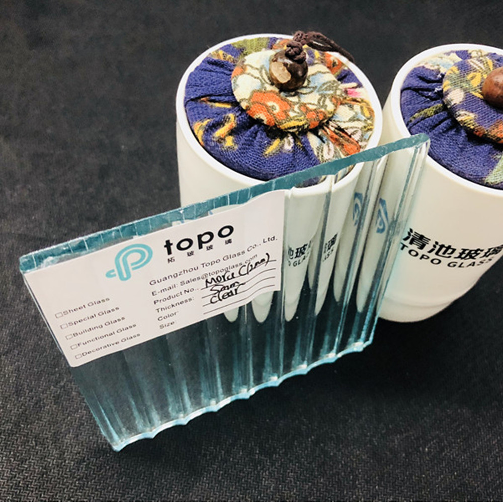 3mm 4mm 5mm 6mm 8mm 10mm Clear Moru Figured Pattern Glass