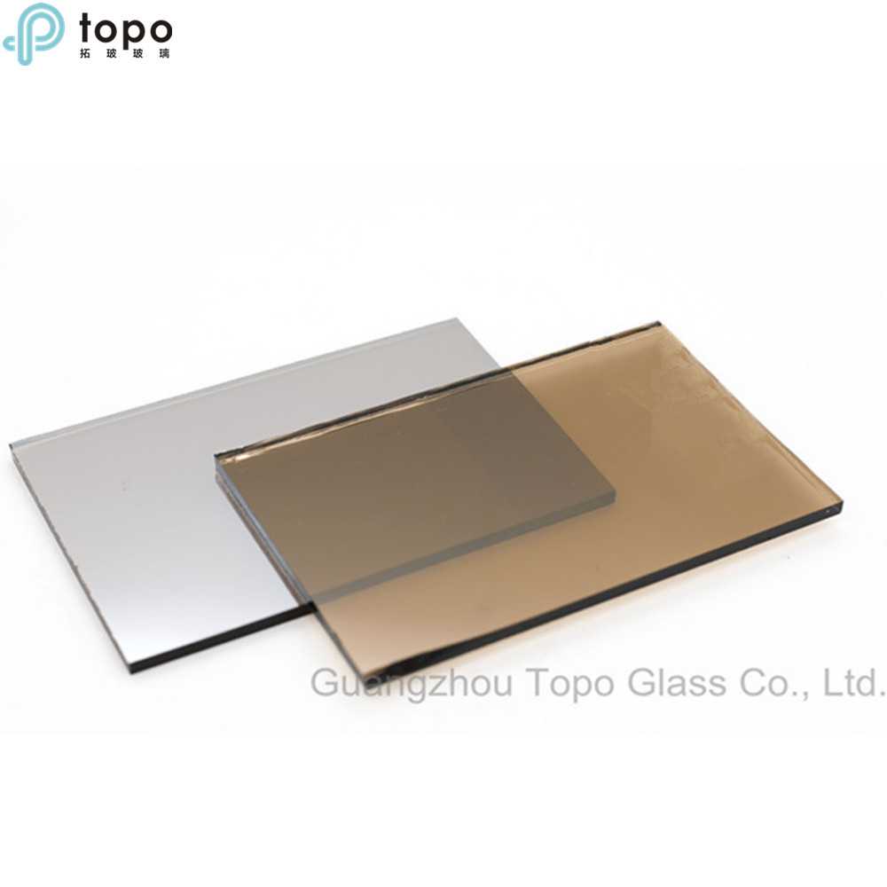 4mm-10mm Golden Bronze Reflective Sheet Glass