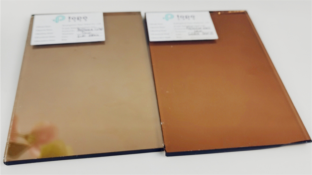 4mm 5mm 6mm 8mm 10mm 12mm Light Bronze Coated Reflective Glass