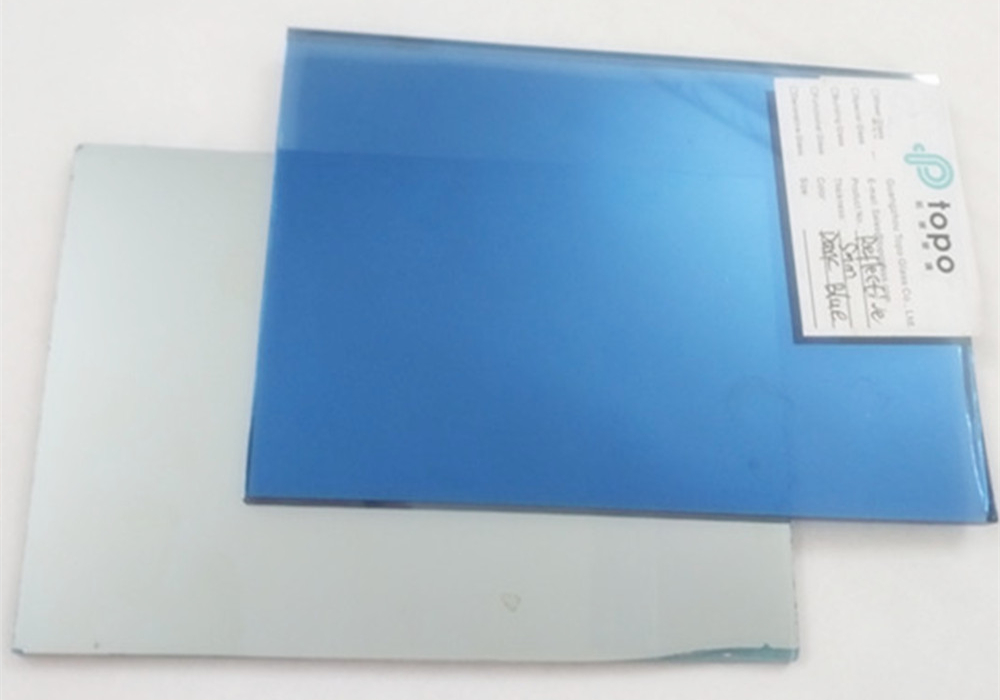4mm 5mm 6mm 8mm 10mm 12mm Crystal Blue Coated Reflective Glass